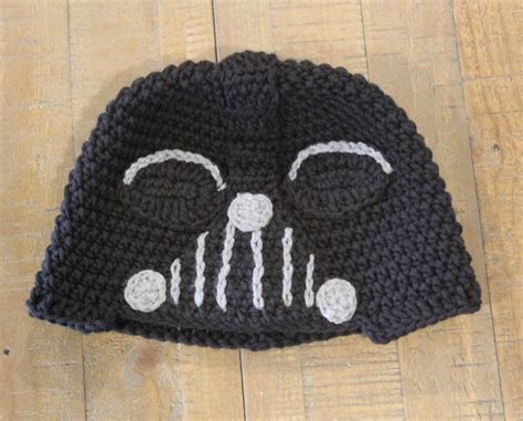 Free Crochet Pattern For Darth Vader Hat Popular Star Wars Knit