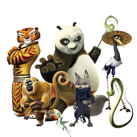 Kung Fu Panda Characters Png By Bluedreawings20888 On Deviantart