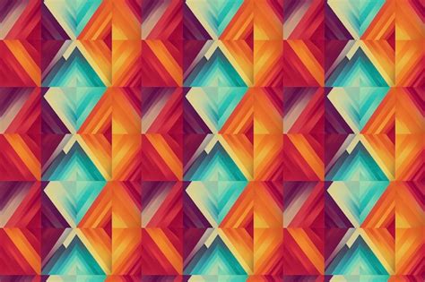Premium Photo Triangles And Angled Shapes Colorful Abstract Background With Geometric Elements