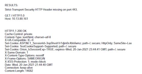 Security Header Not Detected 443 Microsoft Qanda