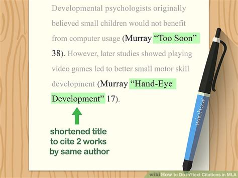 Ways To Do Intext Citations In MLA WikiHow