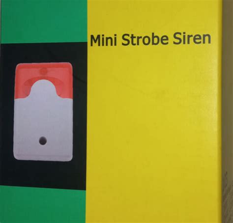 Mini Strobe Light And Siren Patsec Security Store
