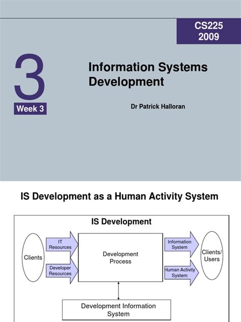 Information Systems Development Week 3 Pdf Software Development