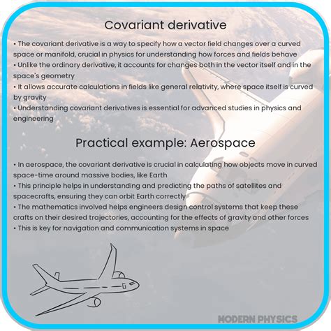 Covariant Derivative Key Concept Application And Theory In General
