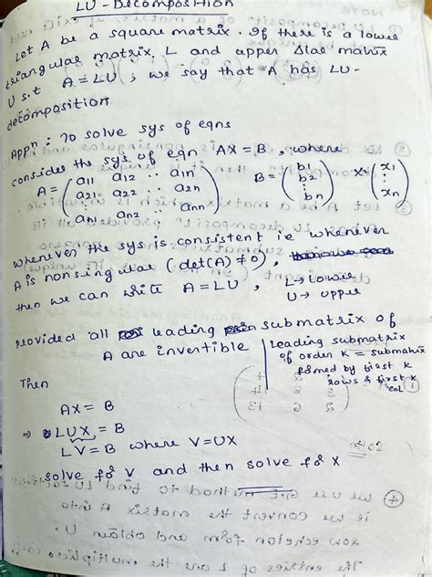 Lu Decomposition Pdf
