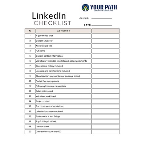 Maximize Your Linkedin Profile With This Comprehensive Checklist