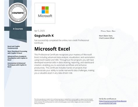 excelskills financetools professionalgrowth microsoft coursera