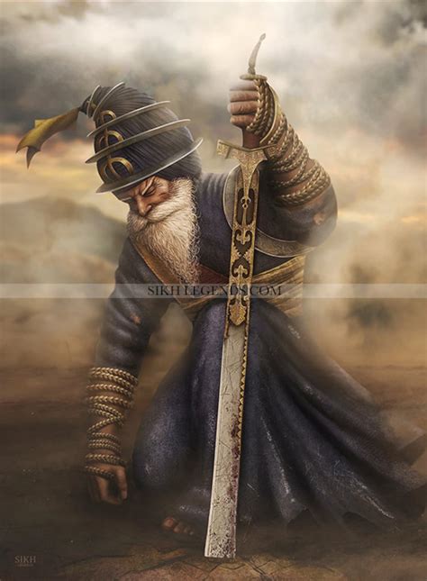 Baba Deep Singh Ji Sikh Sikhart Sikh Guru Sikh Warrior Sikh