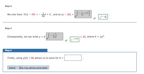 Solved Tutorial Exercise The Differential Equation Below Chegg
