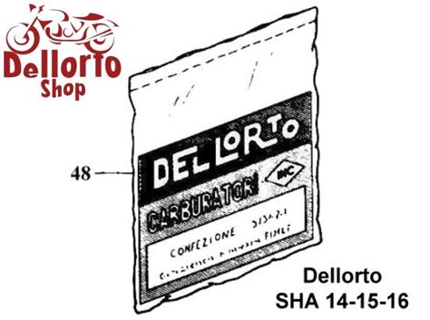 52579 Service Kit For Dellorto Sha 14 15 16 Carburetor