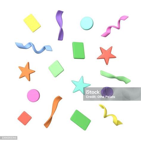 배경에 떨어지는 색종이 조각 생일 또는 카니발 불꽃 놀이 또는 포퍼 종이 깃발 별 및 인사 디자인을위한 요소 3d 렌더링 사육제에 대한 스톡 사진 및 기타 이미지 Istock