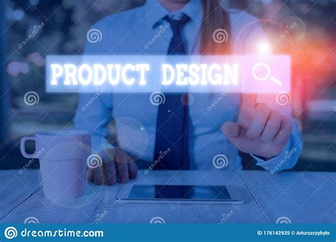 Conceptual Hand Writing Showing Product Design Business Photo Text Process Of Creating Or