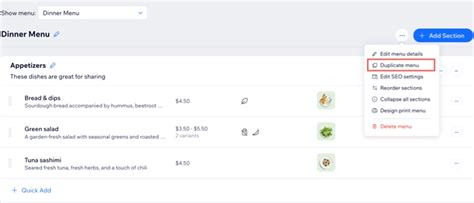 Wix Restaurants Setting Up Wix Restaurants Menus New Help Center