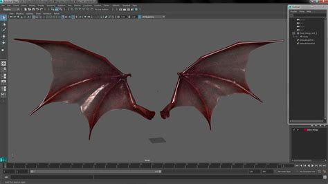 Devil Wings 3d Model 39 3ds Blend C4d Fbx Max Ma Lxo Obj