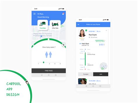 Carpool App Design By Parul Gupta On Dribbble