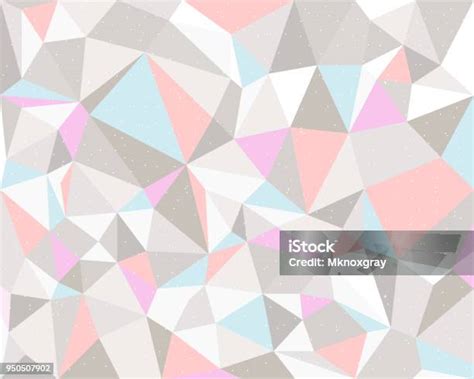 핑크와 파란색 삼각형 기하학적 추상 벡터 일러스트 파스텔 톤 0명에 대한 스톡 벡터 아트 및 기타 이미지 0명 기하 도형 날씨 Istock