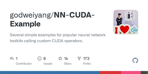 github godweiyang nn cuda example several simple examples for popular neural network toolkits