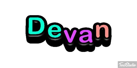 Devan Nombre Diseños De Logotipos  Animados