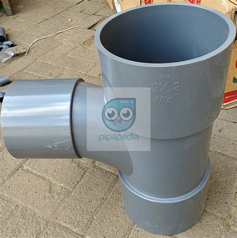 Tee Y Pvc Rucika Aw 8x6