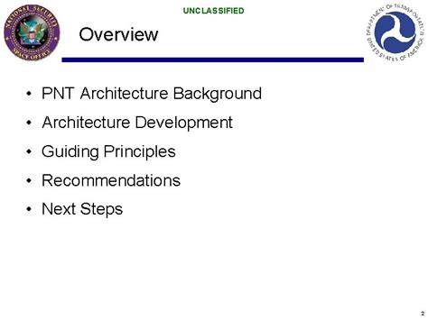 Unclassified National Positioning Navigation And Timing Architecture Civil
