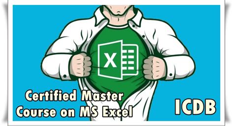 Certified Master Course On Microsoft Excel Icdb Institute Of Career