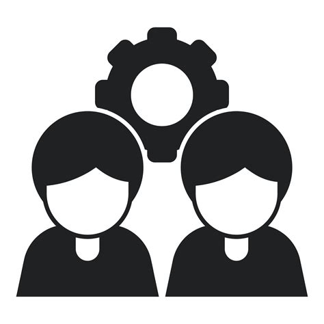 Corporate Team Icon Simple Vector Social People 16160140 Vector Art At Vecteezy
