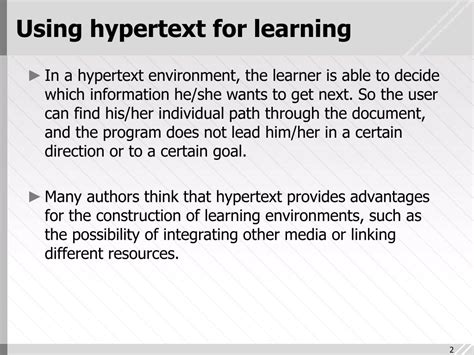 Ppt Interaction Of Hypertext Forms And Global Versus Sequential Learning Styles Powerpoint