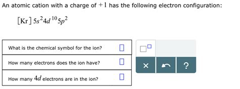 Solved Draw The Electron Configuration For A Neutral Atom Of