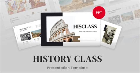Hisclass 历史课 Powerpoint 模板 431423 Templatemonster
