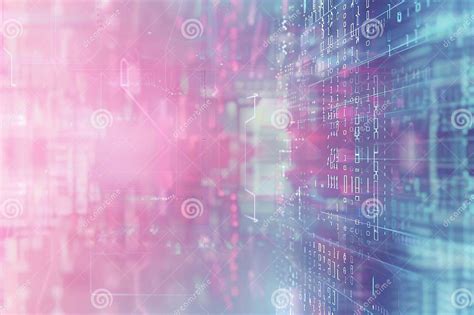 Abstract Digital Background With Binary Code Stock Illustration Illustration Of Abstract