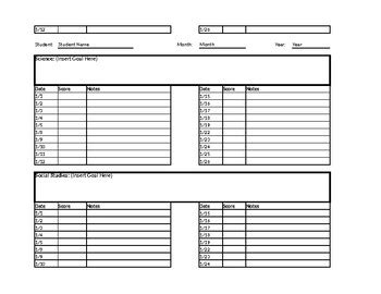 Editable IEP Tracker Template By Rachel Kroesen TPT