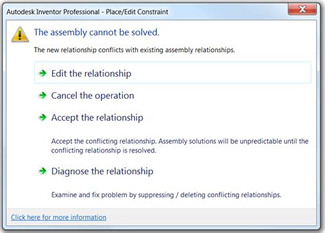 Inventor 2019 Axis To Axis Mate Constraint Default To Forced Opposed