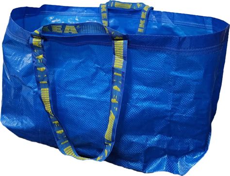 Ikea Frakta Carrier Bag Blue Large Size Shopping Bag 2 Pcs Set Amazonca Home