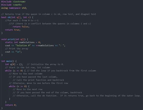 solved complete the dumb 8 queens program use the 1