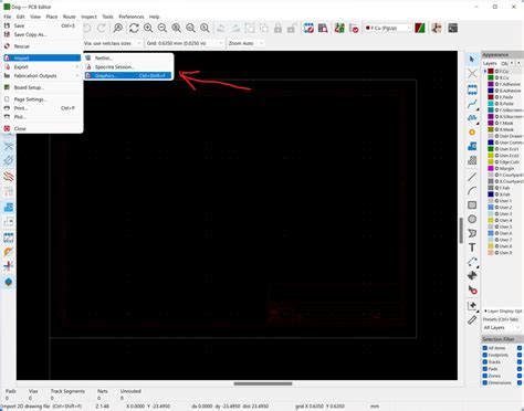 KiCad Importing Complex Board Outlines As Vector Graphics Element Community