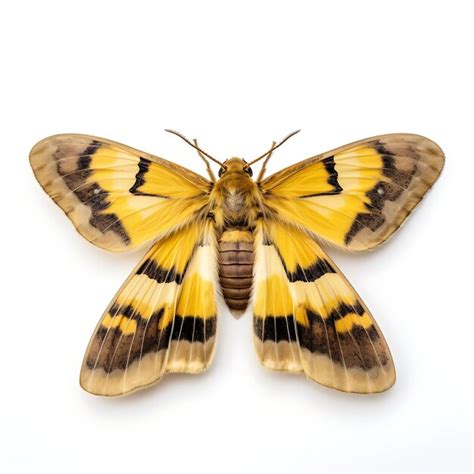 Premium Ai Image Corn Earworm Moth Capturing Its Dull Yellowbrown W