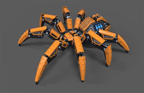 3d Model Robot Spider