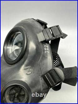 Gas Mask Respirator Avon Fm12 Gas Mask Respirator Twin Port Ex Army