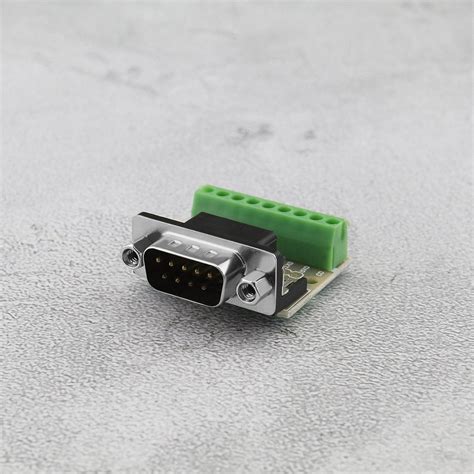 The Lord Of The Tools 2pcs Db9 Breakout Board Connector 9 Pin 2 Row Male Rs232 Serial Port