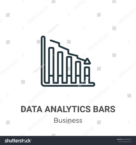 Data Analytics Bars Chart Descendant Line Stock Vector Royalty Free 1585943341 Shutterstock