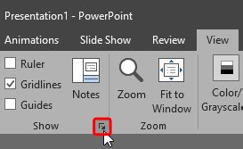 Snap To Grid Settings In PowerPoint 2016 For Windows