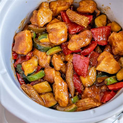 Crockpot Spicy Chinese Chicken Clean Food Crush