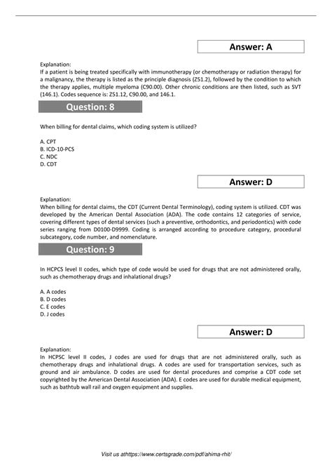 PPT AHIMA RHIT Certification Exam Question And Answers For Preparation PowerPoint Presentation