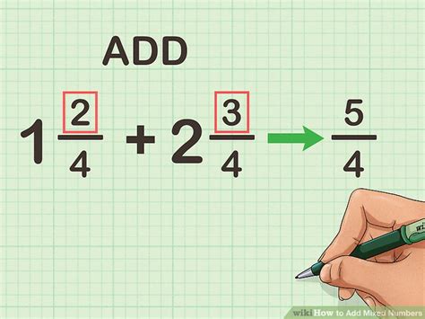 How To Add Mixed Numbers Steps With Pictures WikiHow