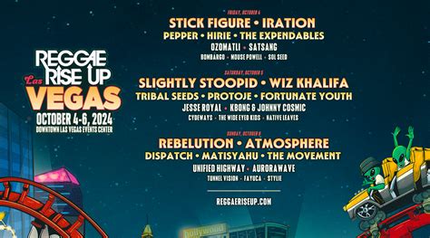 Vegas Festival Map Reggae Rise Up