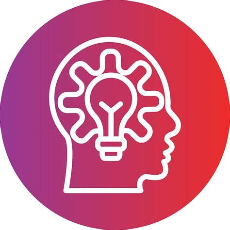 Premium Vector Vector Design Creative Thinking Icon Style