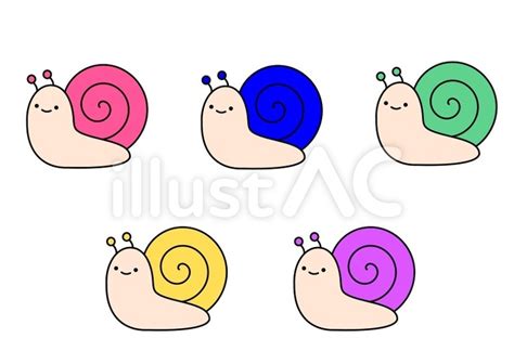 달팽이의 일러스트 2582486 무료 다운로드 Illustac