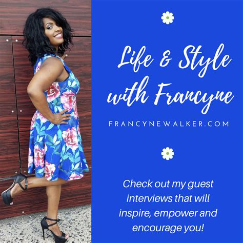Francyne Walker Ma On Linkedin Lifeandstylewithfrancyne Host Writer Producer Broadcasting
