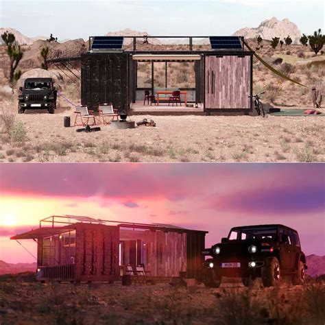 Jeep Japan Unveils Solar Powered Container House Designed For Off The