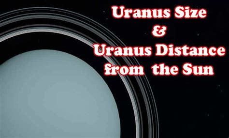 Uranus Size And Uranus Distance From The Sun Electronic Clinic